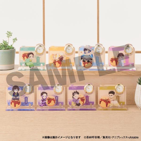 【築地銀だこ】【玄弥】ufotable描き下ろしジオラマミニアクリルクロック: